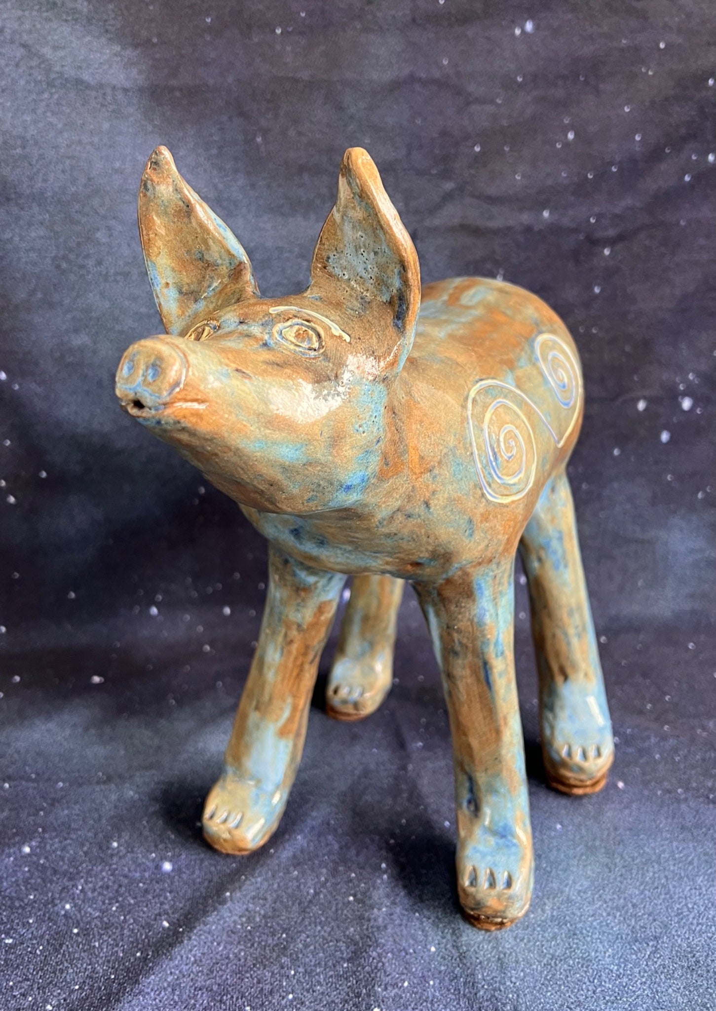 Blue Tribe Dog – The Online Art Gallery